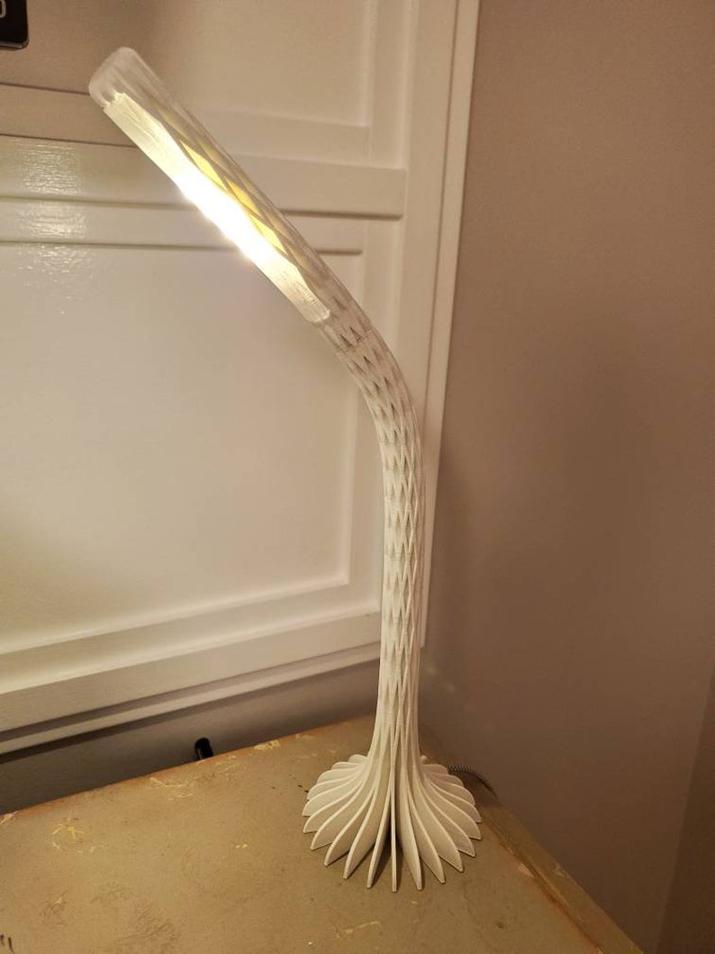 3D Printed LED Lamp USB Powered Made in USA - Etsy