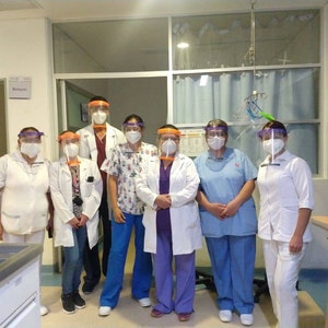 Extended Face Shield for Eye Loupes- Anti Glare Shield - PPE - Light ...