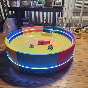 Mega Beyblade Stadium: 3D Printed Battle Top Arena With LED Lights - Etsy