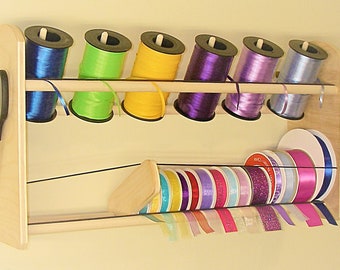 GSS Ribbon Organizer Desk/wall Unit. EZ Load Individual - Etsy