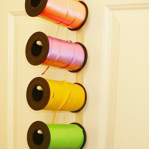 GSS Curling Ribbon Organizer Maxi Desk/wall Unit. Holds 12 | Etsy