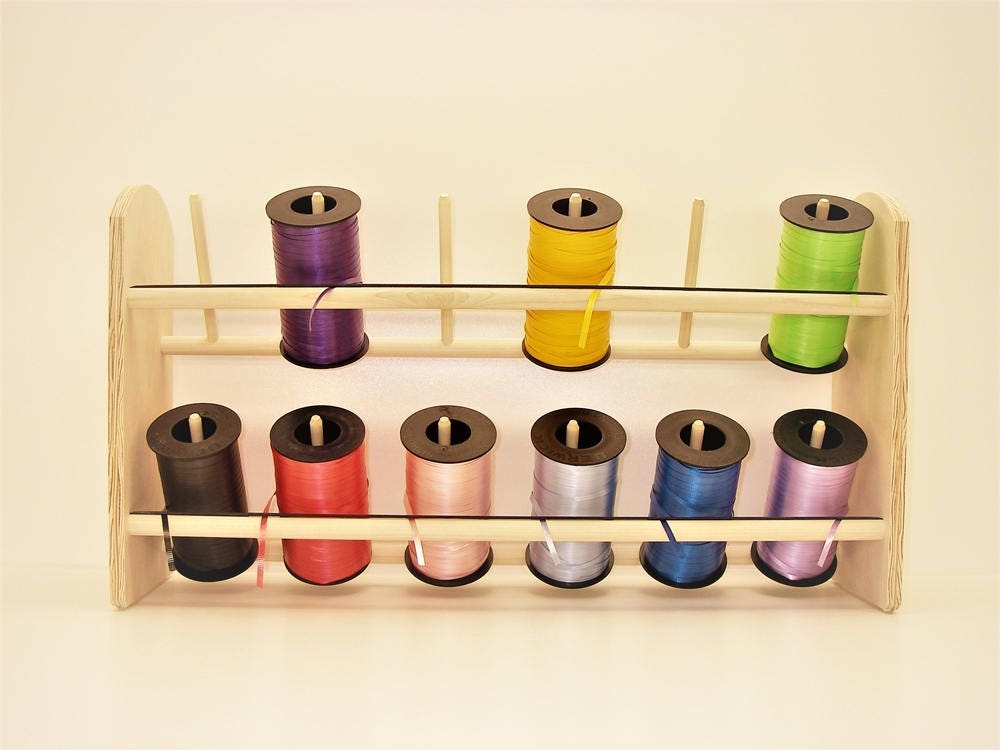 GSS Curling Ribbon Organizer Maxi Desk/wall Unit. Holds 12 Large Spools ...