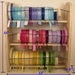 GSS Ribbon Organizer Desk/wall Unit. EZ Load Individual Ribbons Spools ...