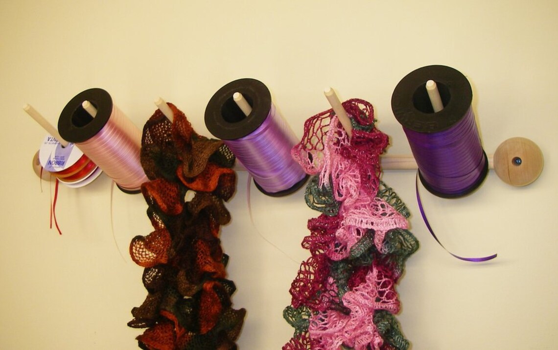 GSS Skinny Maxi Horizontal Curling Ribbon Organizer Wall/ Door - Etsy