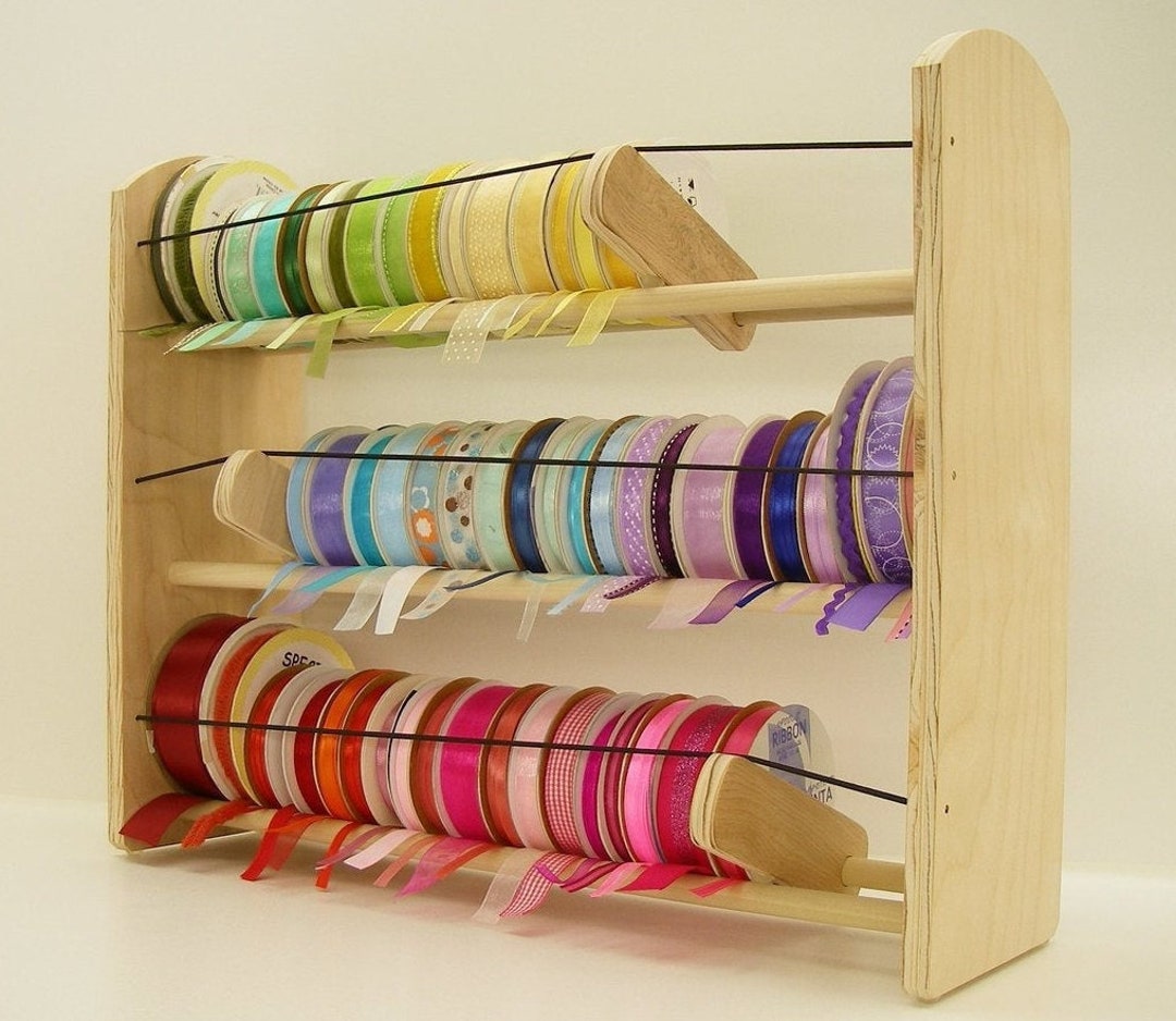 GSS Ribbon Organizer 18" Midi Desk/ Wall Unit. EZ Load and Replace ...