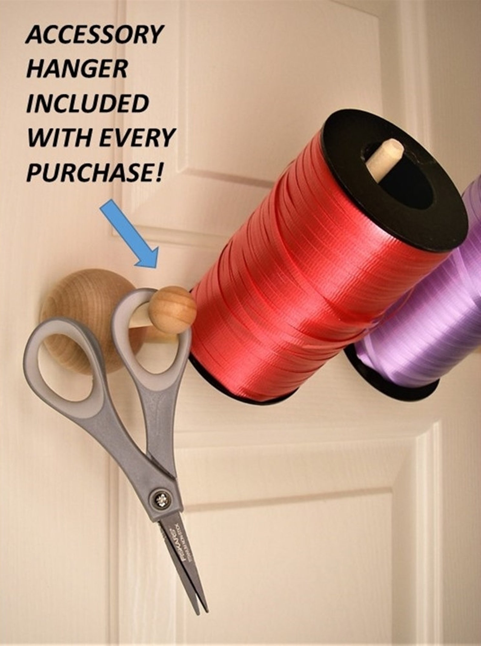 GSS Skinny Maxi Horizontal Curling Ribbon Organizer Wall/ Door - Etsy
