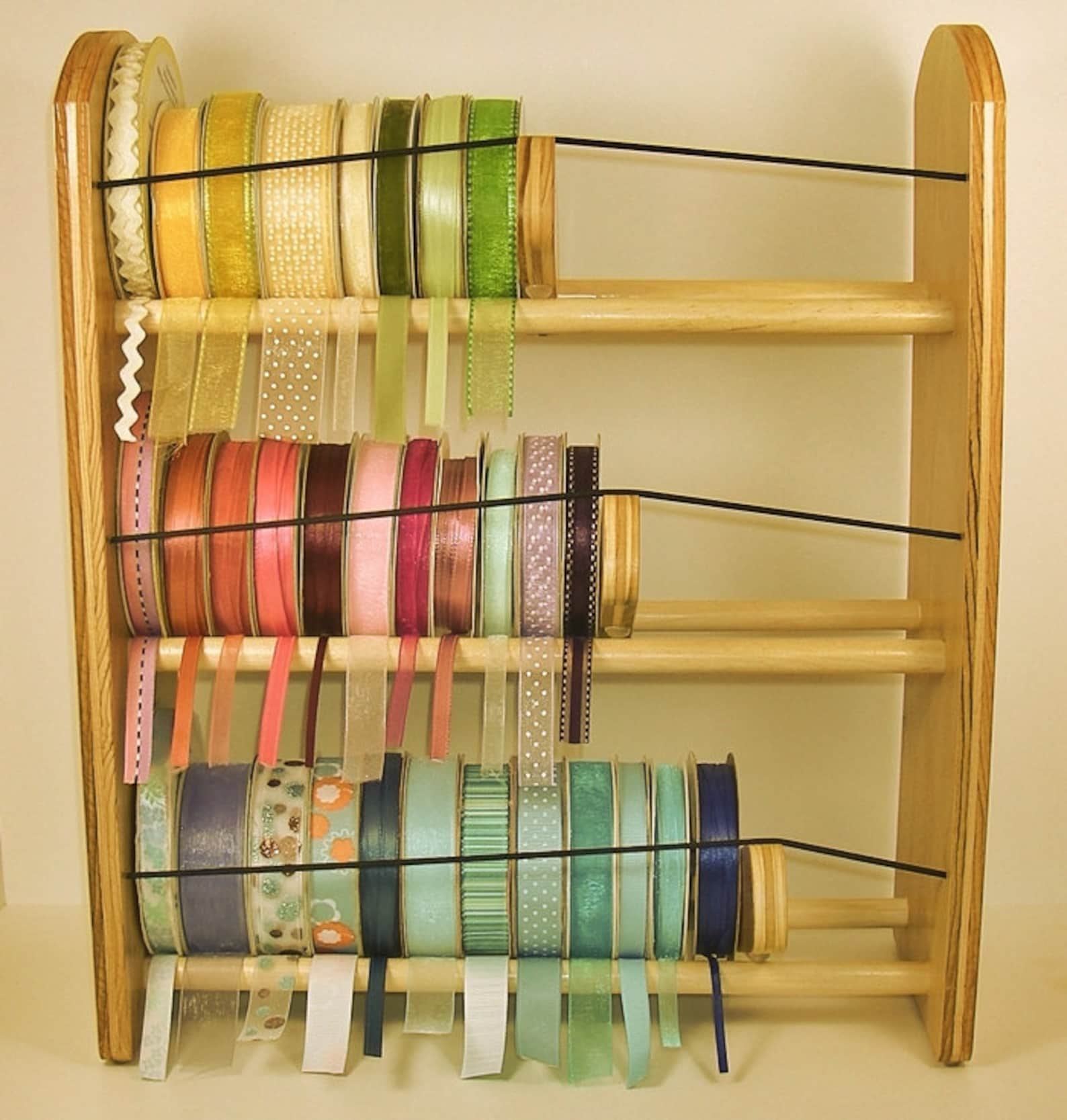 GSS Ribbon Organizer Desk/wall Unit. EZ Load Individual | Etsy