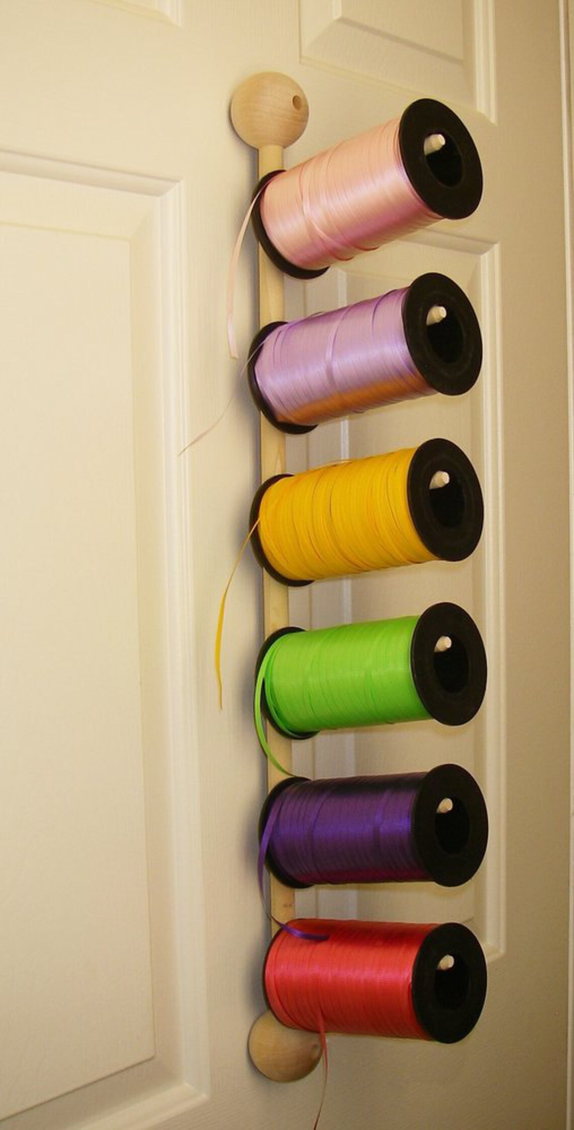 GSS Maxi Vertical Curling Ribbon Organizer Wall/ Door Mount. - Etsy