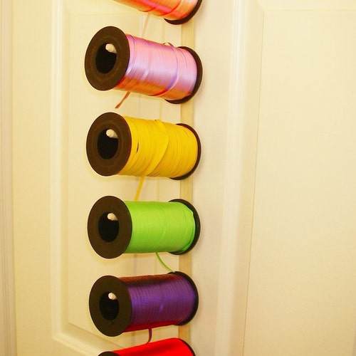 GSS Curling Ribbon Organizer Maxi Desk/wall Unit. Holds 12 - Etsy