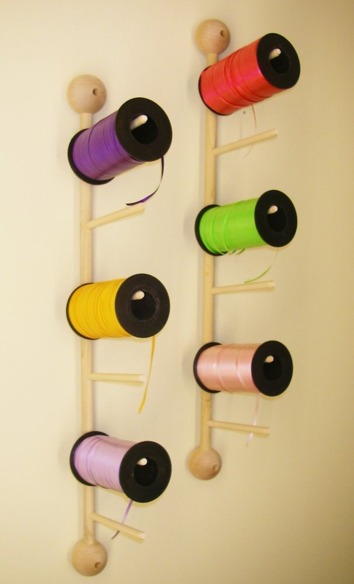 GSS Maxi Vertical Curling Ribbon Organizer Wall/ Door Mount. - Etsy