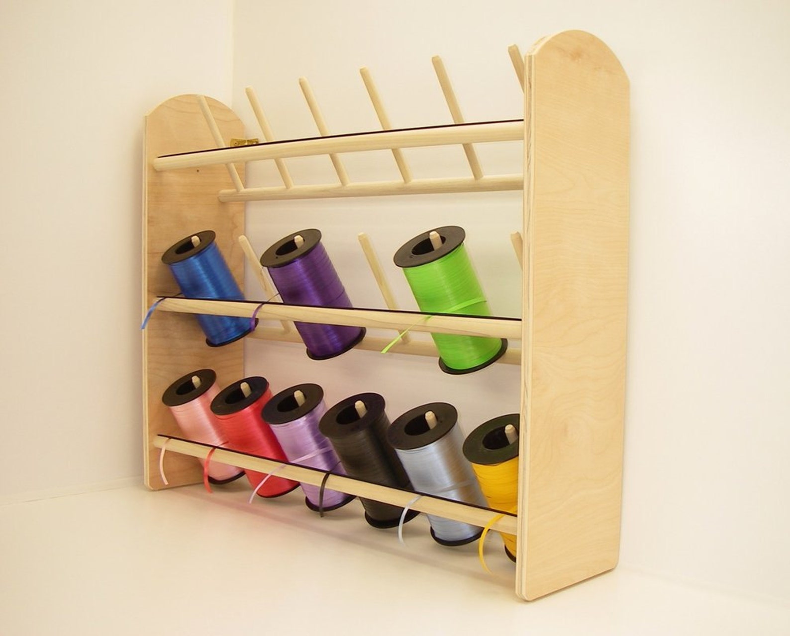 GSS Curling Ribbon Organizer Maxi Desk/wall Unit. Holds 18 - Etsy