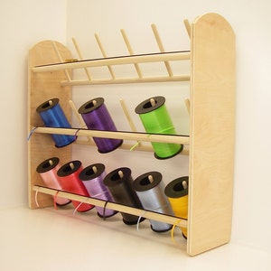 GSS Curling Ribbon Organizer Maxi Desk/wall Unit. Holds 18 Large Spools ...