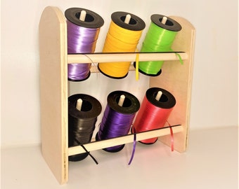 GSS Curling Ribbon Organizer Desk/wall Unit. Holds 6 Large - Etsy
