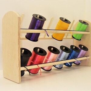 GSS Curling Ribbon Organizer Maxi Desk/wall Unit. Holds 12 Large Spools ...