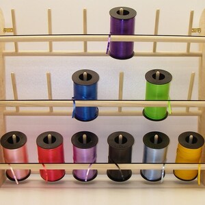 GSS Curling Ribbon Organizer Maxi Desk/wall Unit. Holds 18 Large Spools ...