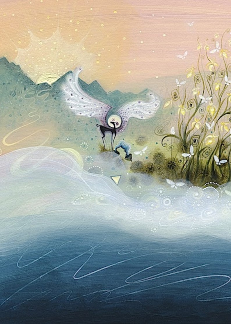 Temperance. the Most Angelic of the Tarot Cards. A Winged Alchemist ...