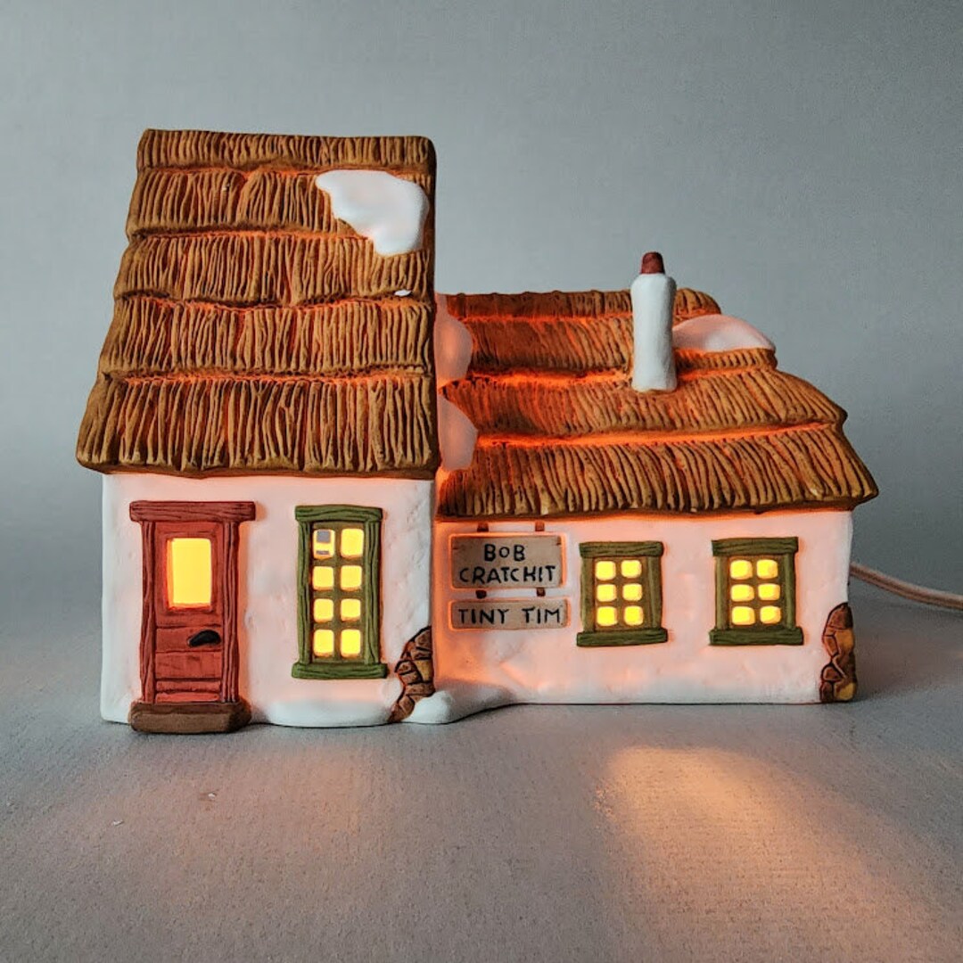 Bob Cratchit and Tiny Tim House, the Heritage Village, Dickens Village ...