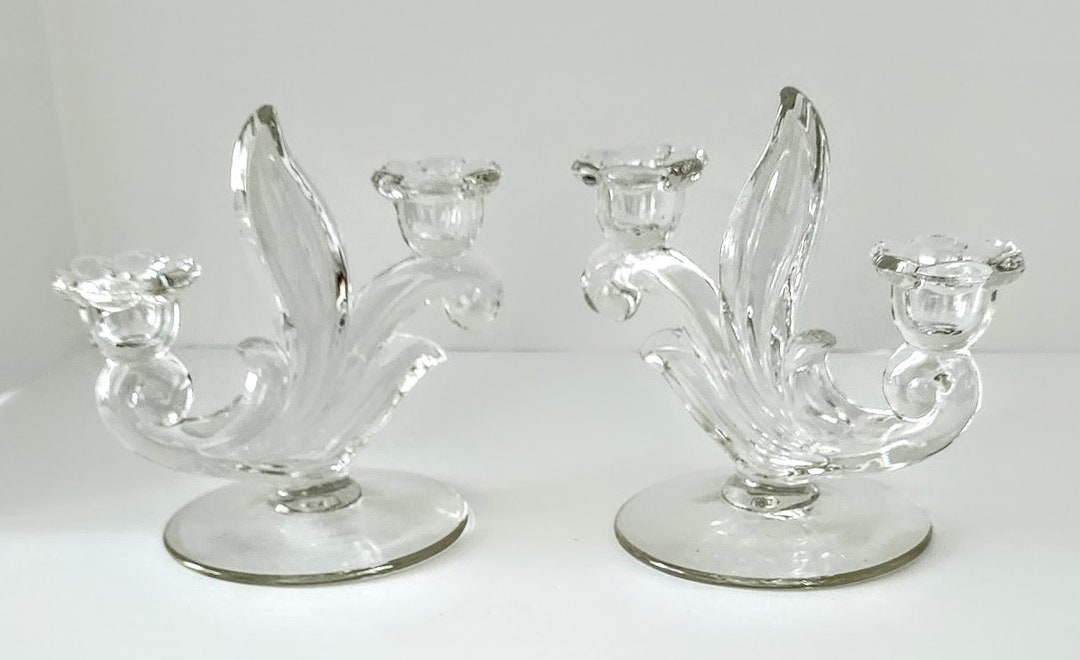 Duncan and Miller Canterbury Double Candlestick Holders, 2 - Etsy