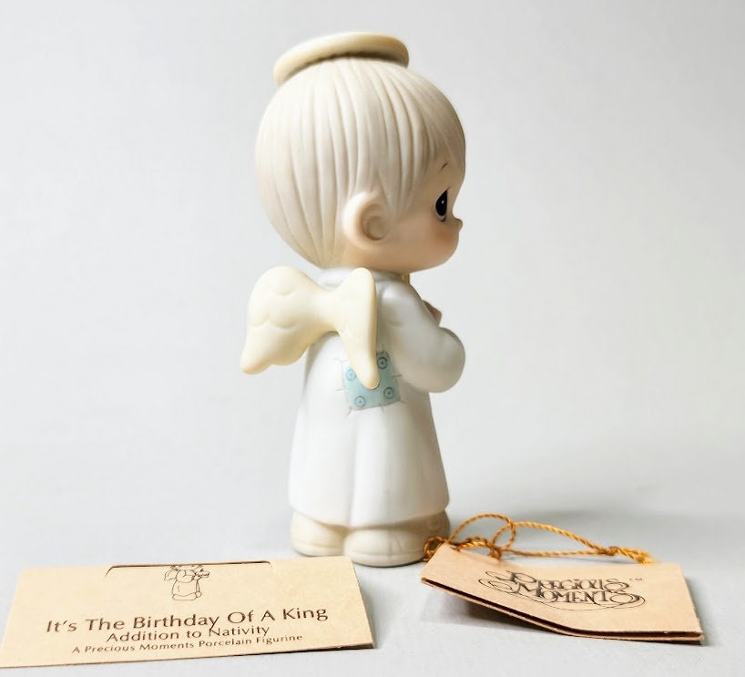 Precious Moments, It's the Birthday of A King, Porcelain Figurine - Etsy
