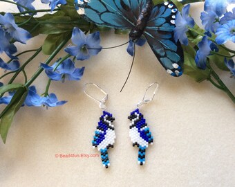 Beaded Blue Jay - Etsy