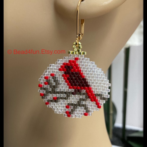 Cardinal Bead - Etsy