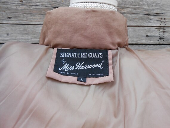 vintage 80s Tan Puffer Coat/1980s Puffy Coat/Winter A… - Gem