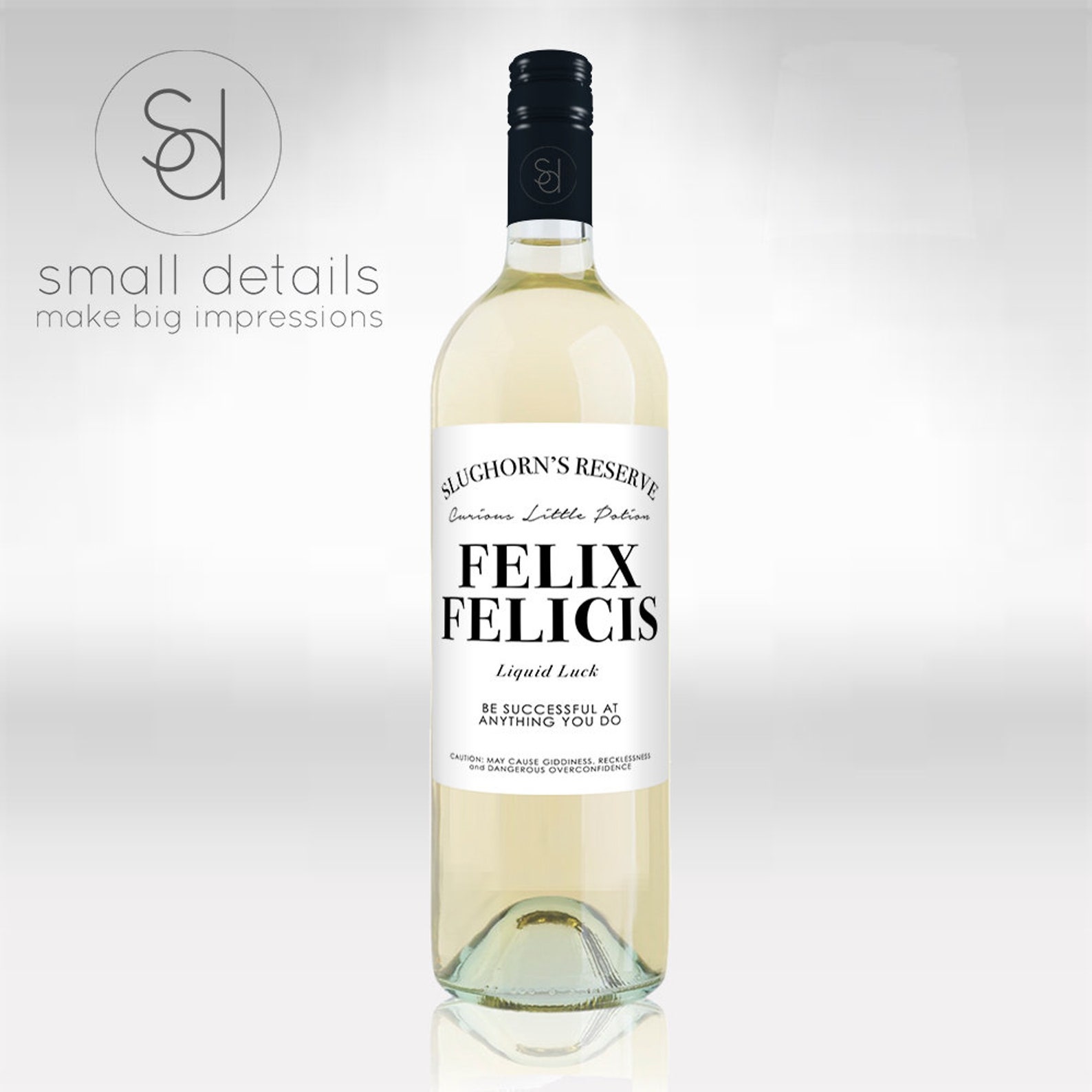 FELIX FELICIS Potion Wine Labels - Etsy Sweden