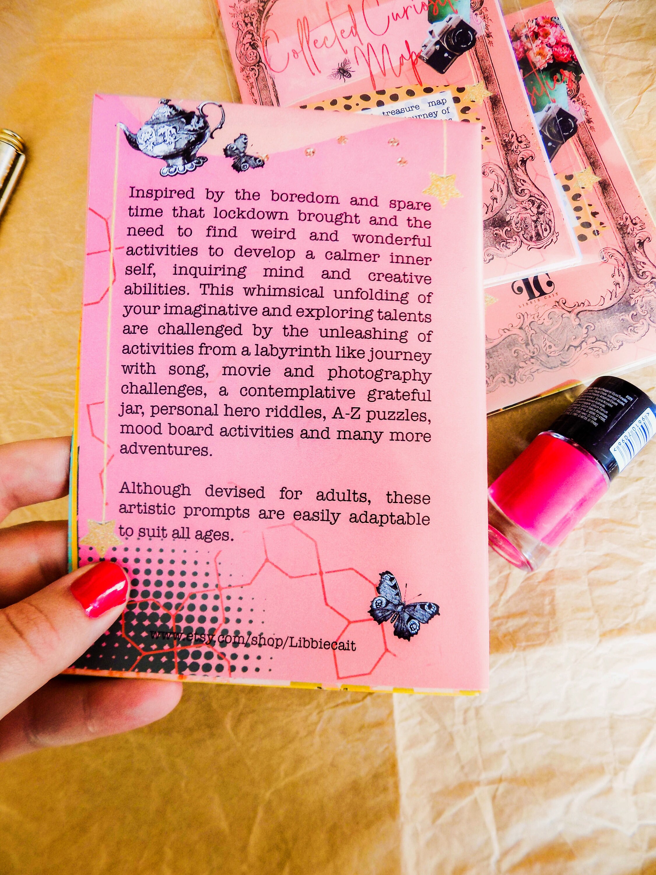Creative Thinking Activities Kit | Whimsical Curiosities Map for Adults ...