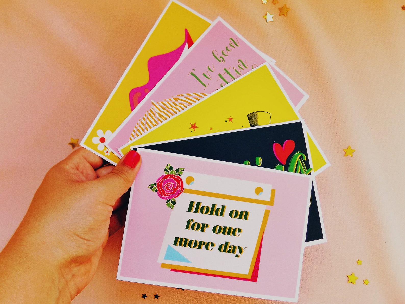 Lyrical Lockdown Postcard Kit collection 1 Lyric A6 - Etsy UK