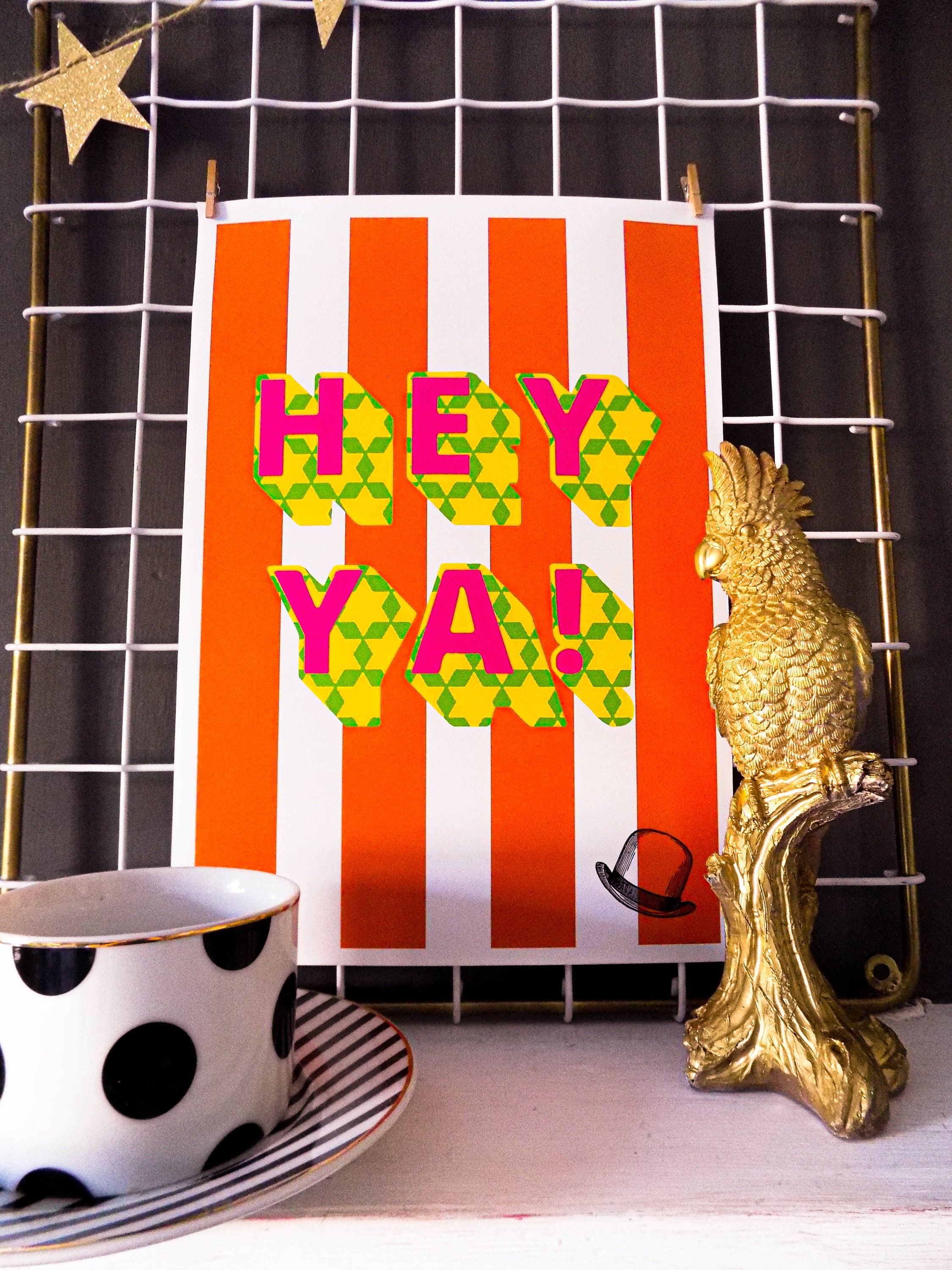 Hey Ya Print Lyric A5/ A4/ A3 Print Illustrated Music Art - Etsy UK