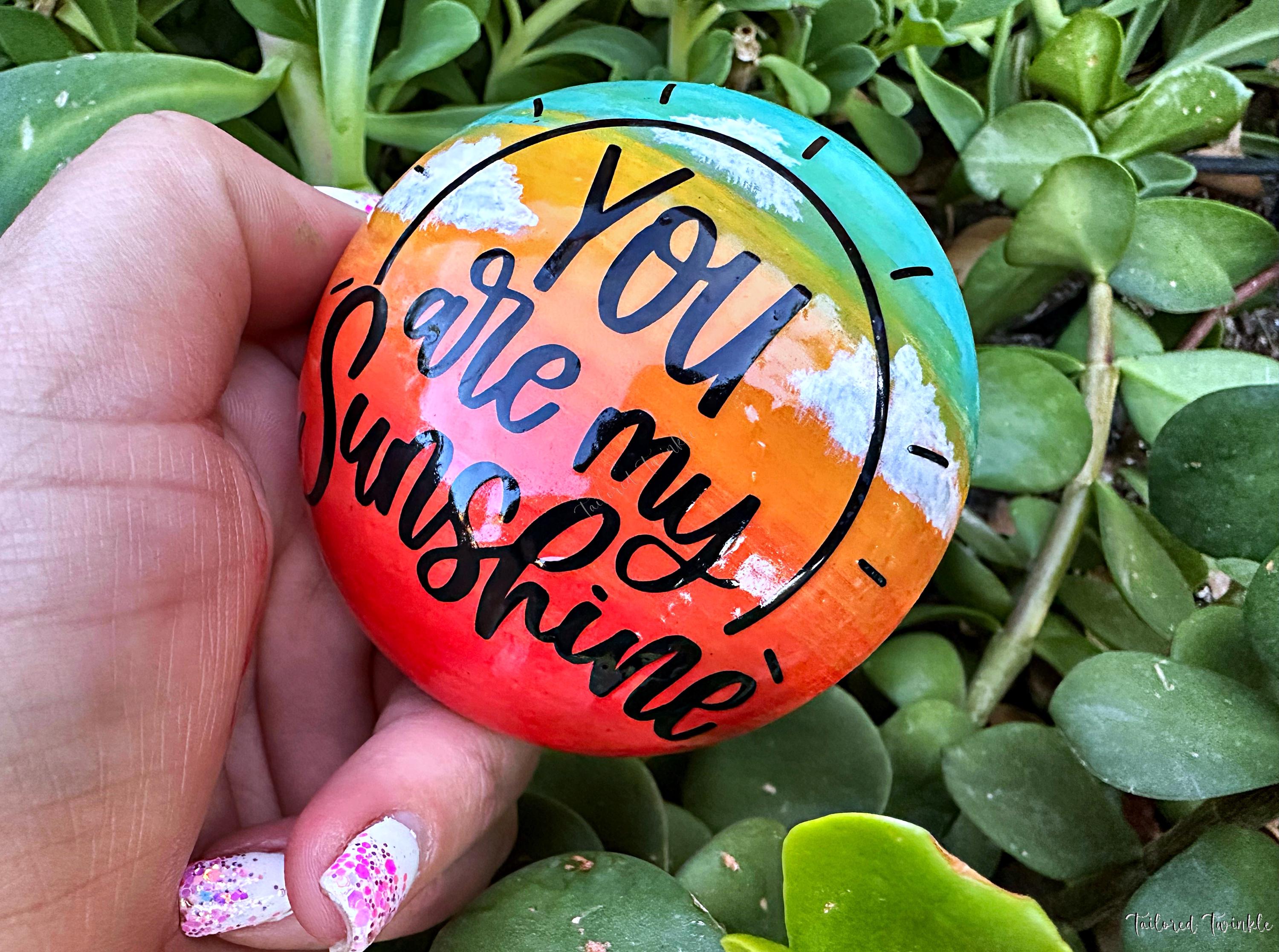 You Are My Sunshine, Positivity Rocks, Kindness Rocks, Friendship ...