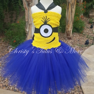 Minion Tutu Dress/despicable Me Tutu/despicable Me Minion/despicable Me ...