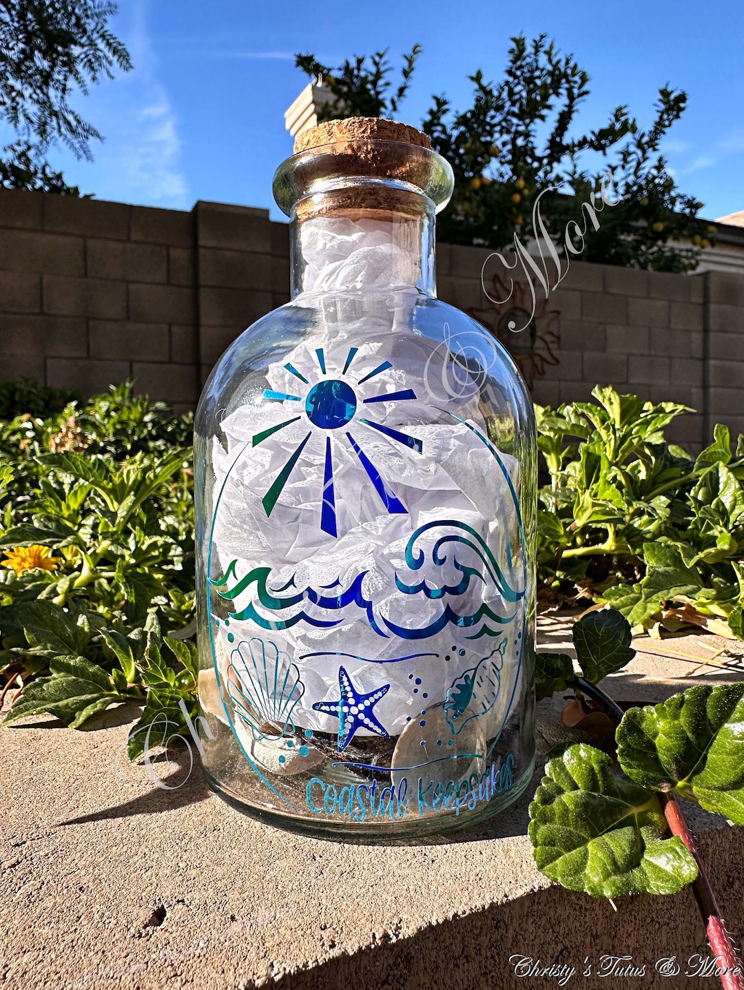 Seashell Jar, Seashell Collection, Seashell Bottle, Vacation Bottle ...