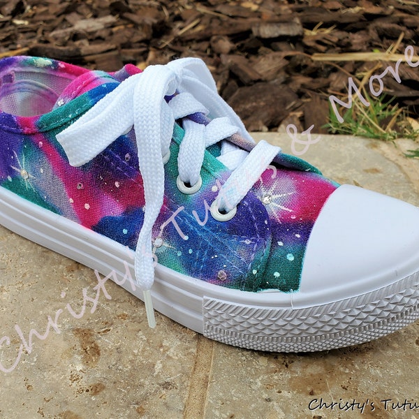 Galaxy Converse - Etsy