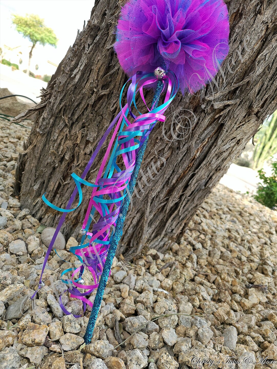 Fairy Wand, Princess Wand, Dress up Wand, Sparkle Wand, Tulle Poof Wand ...