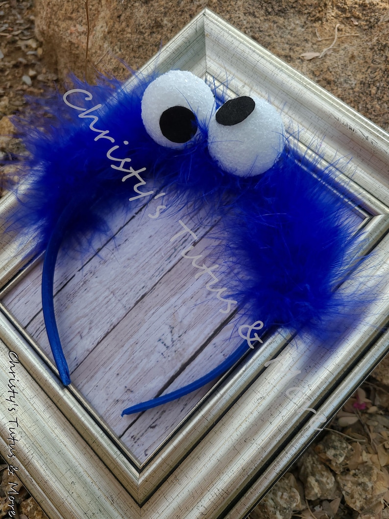 Blue Monster, Blue Monster Hair, Monster Headband, Monster Accessory ...