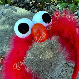 Red Monster, Red Monster Hair, Monster Headband, Monster Accessory ...