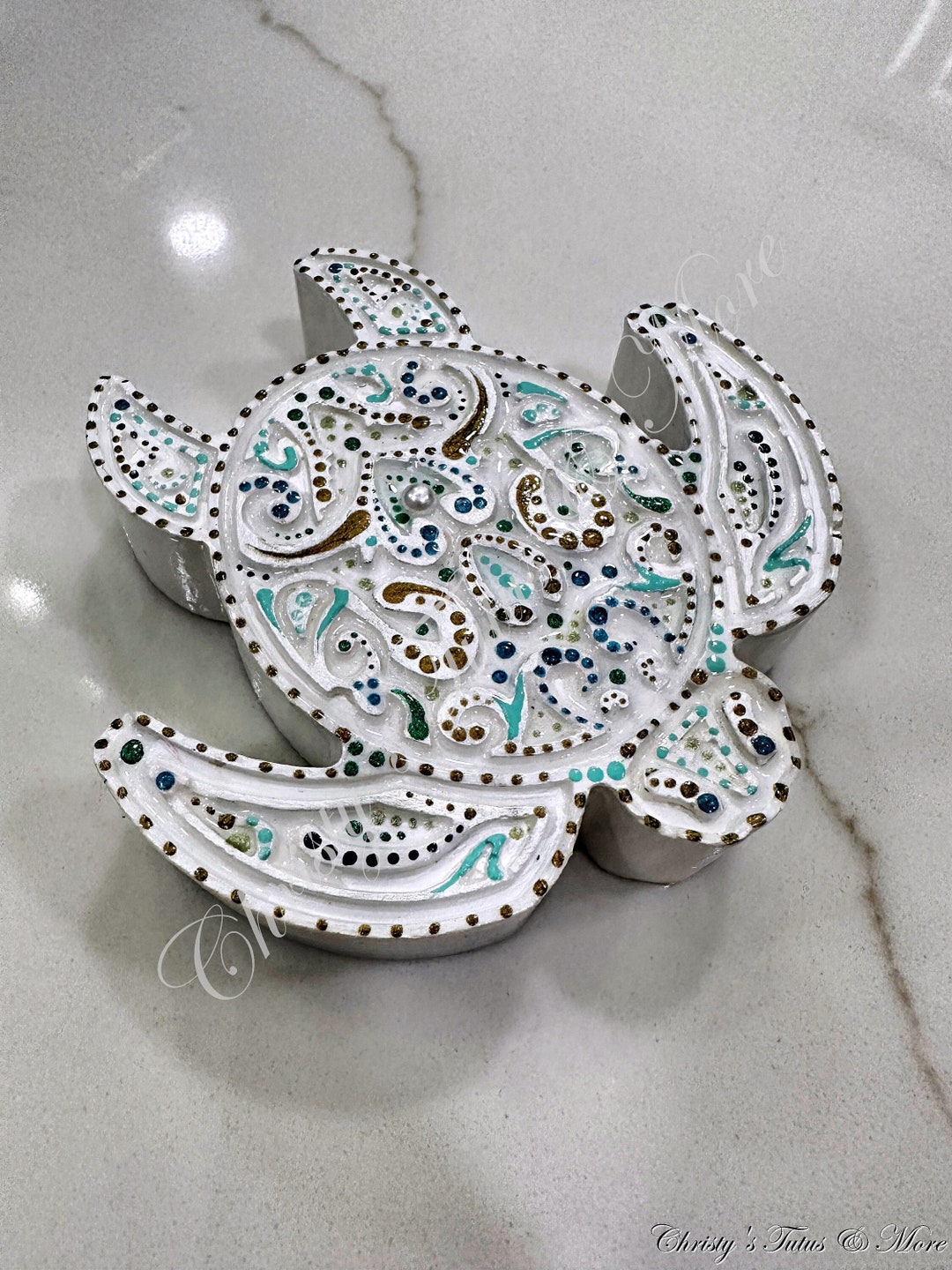 Painted Turtle, Painted Mandala, Dotted Mandala, Turtle Rock, Turtle ...