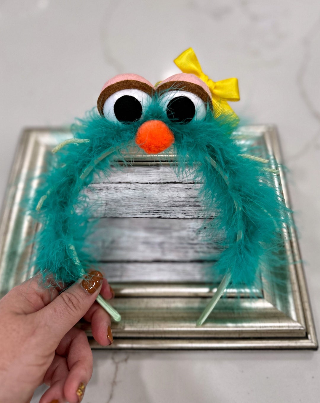 Turquoise Hair Monster, Blue Green Monster, Turquoise Headband ...