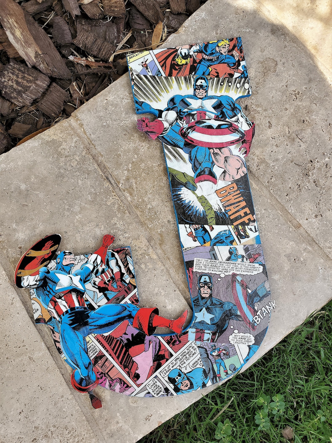 Large Decoupaged Letters/custom Boys Name/marvel Comics/dc Comics/comic ...