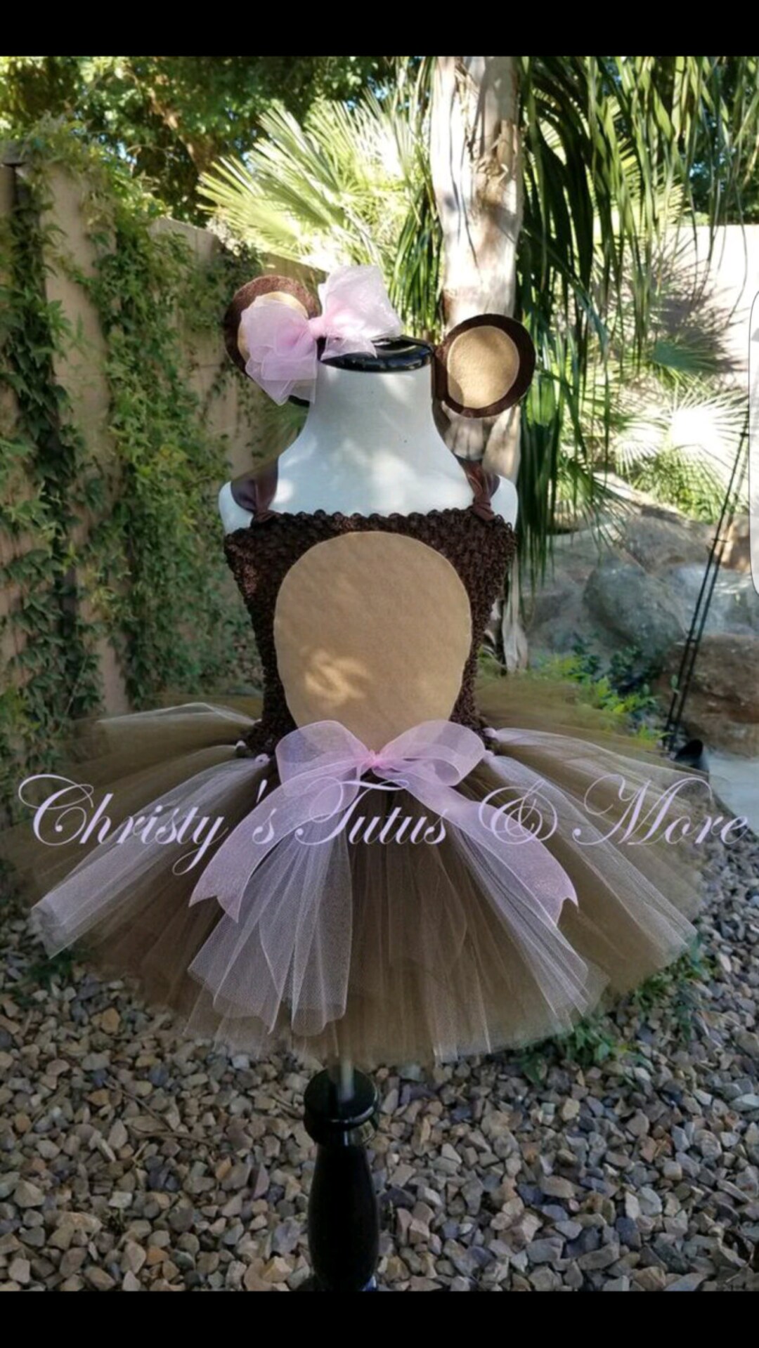 Monkey Tutu Costume, Monkey Costume, Halloween Costume, Monkey Tutu ...