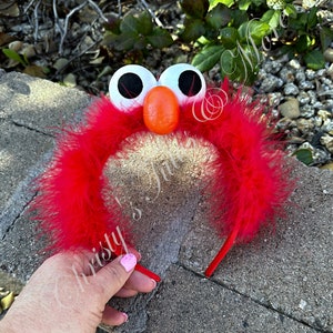 Red Monster, Red Monster Hair, Monster Headband, Monster Accessory ...