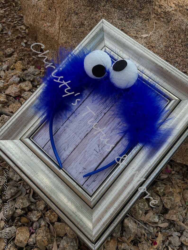 Blue Monster Blue Monster Hair Monster Headband Monster - Etsy