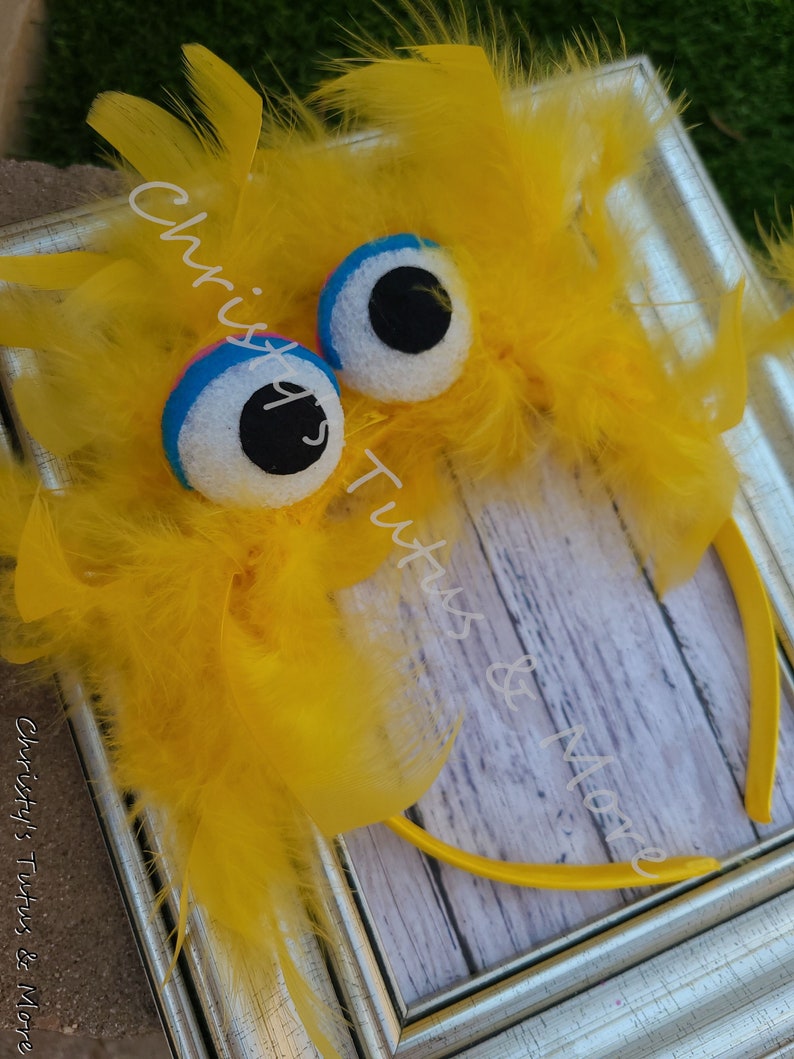 Yellow Bird Hair, Yellow Bird Headband, Yellow Bird Hat, Bird Feathers ...