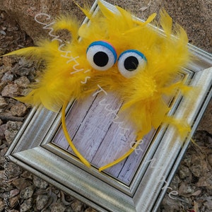 Yellow Bird Hair, Yellow Bird Headband, Yellow Bird Hat, Bird Feathers ...