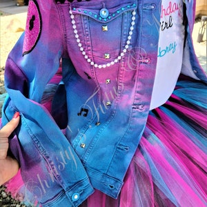 Birthday Jacket, Custom Denim Jacket, Party Jacket, Decorated Denim ...