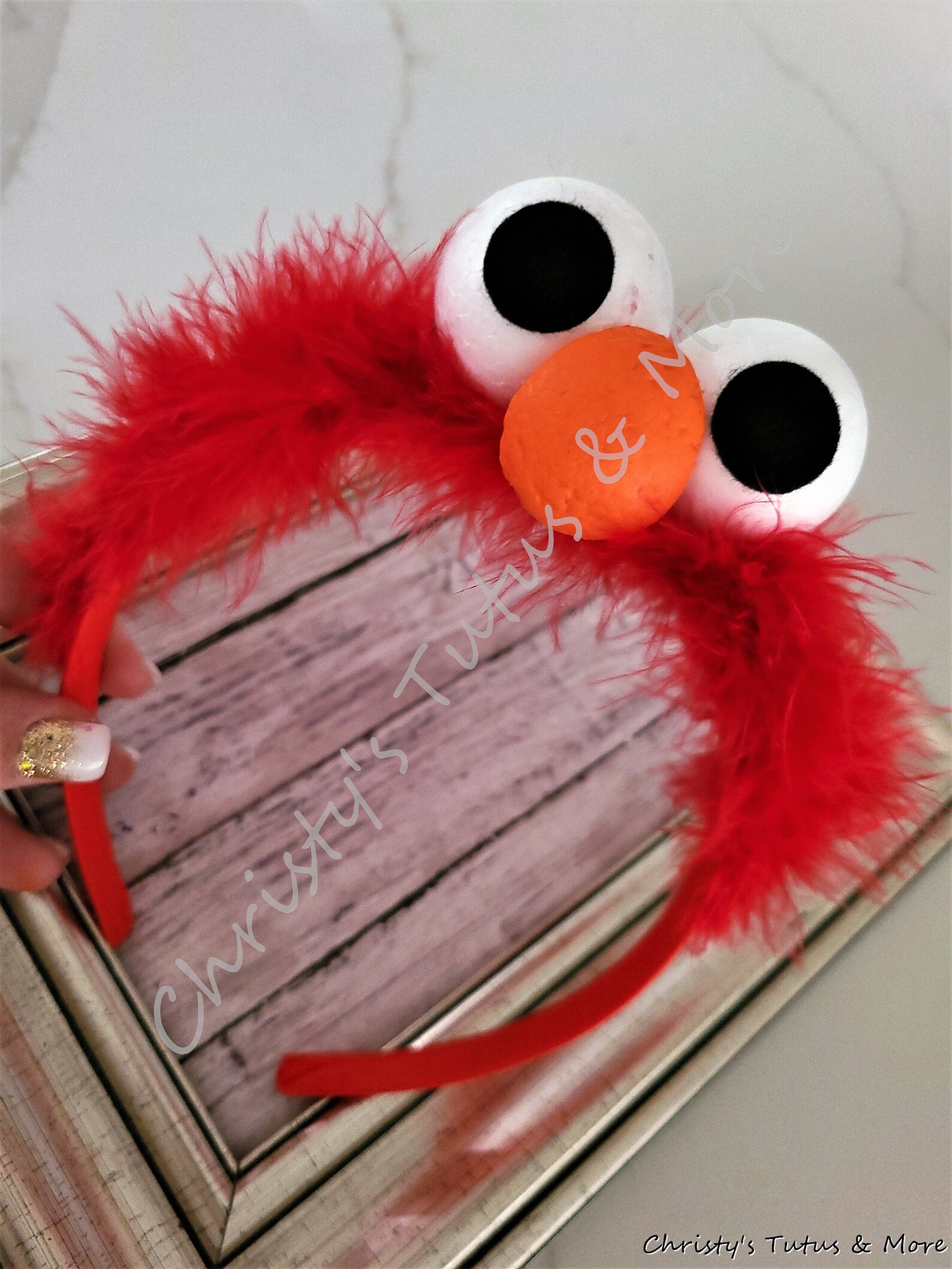 Red Monster Red Monster Hair Monster Headband Monster - Etsy