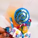 Candyland Mini Top Hat/candyland Hair Accessory/candy Themed Top Hat ...