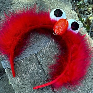 Red Monster, Red Monster Hair, Monster Headband, Monster Accessory ...