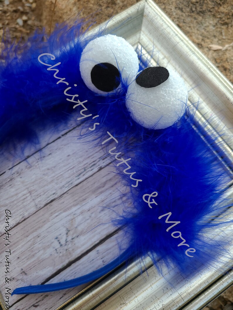 Blue Monster Blue Monster Hair Monster Headband Monster - Etsy